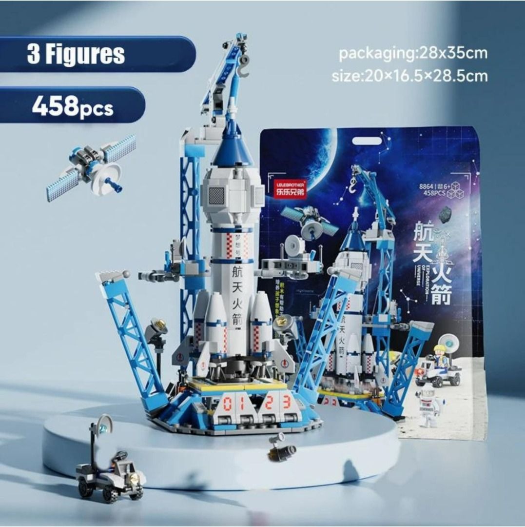 Space Exploration Building Blocks Toys Kids Gift for 6 7 8 9 10 11 12 ...