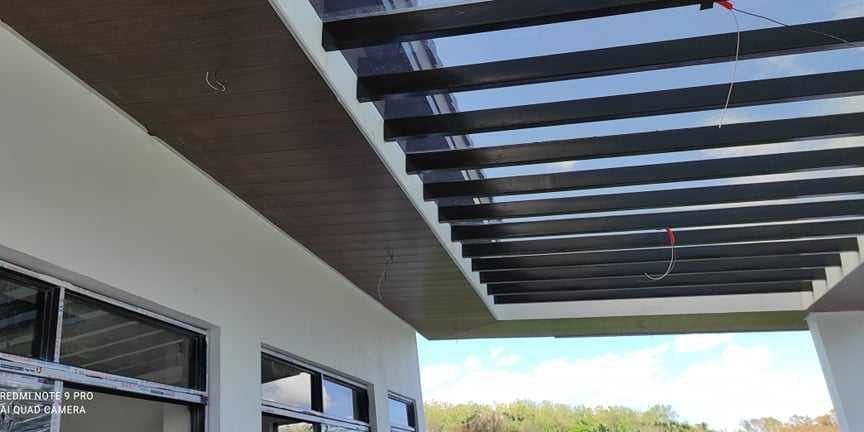 Spandrel, eaves, kisame, hornitex, optima, hardieflex, endstrip, knauf ...