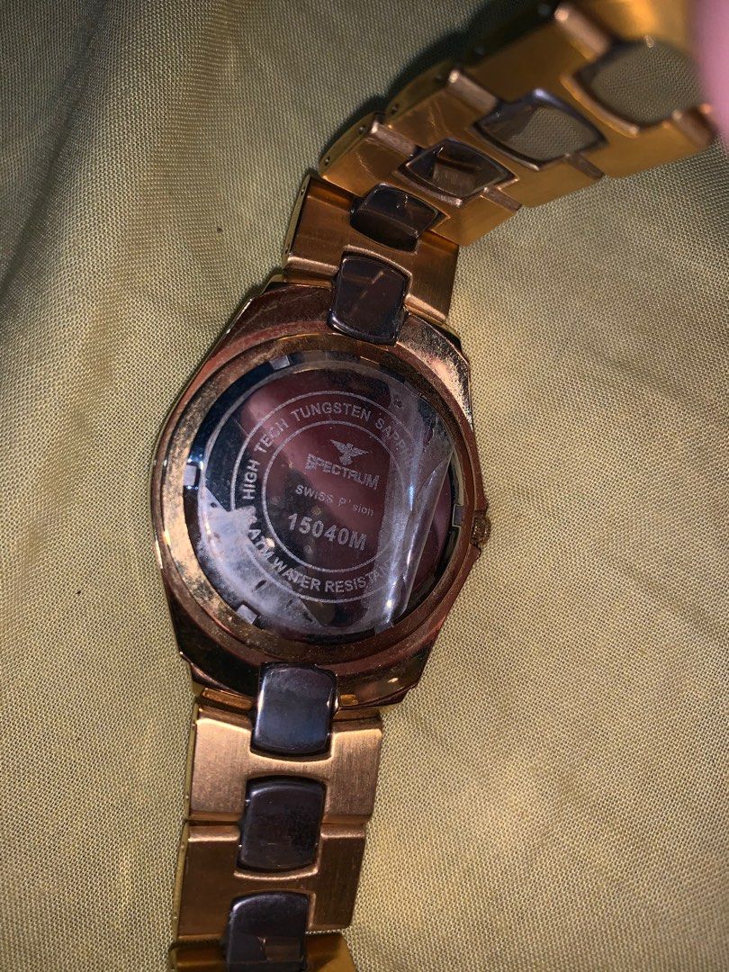 Spectrum two tone watch, Men's Fashion, Watches & Accessories, Watches ...