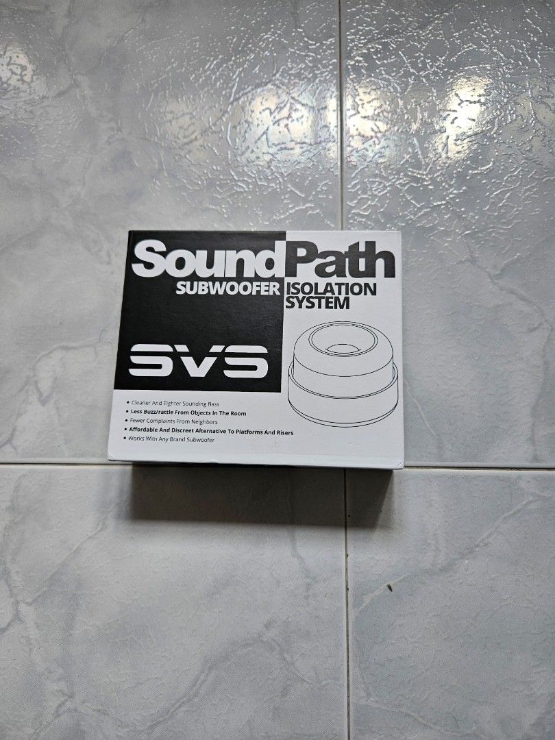 SVS SoundPath Subwoofer Isolation System (4-pack), Audio, Soundbars ...
