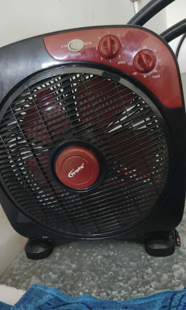 Table fan box type, Furniture & Home Living, Lighting & Fans, Fans on ...