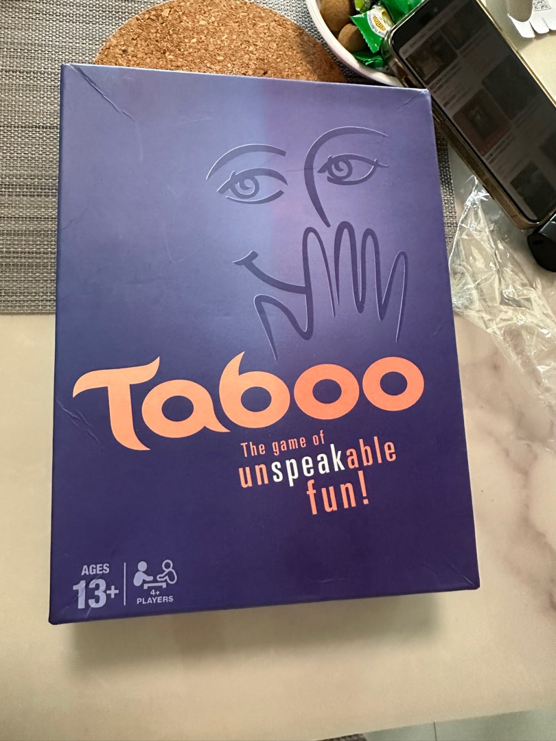 Taboo board game, Hobbies & Toys, Toys & Games on Carousell