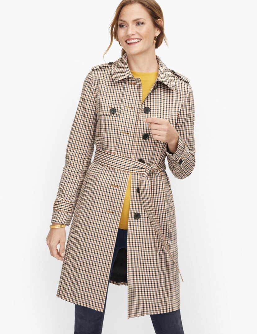 TALBOTS (petite) TRENCH COAT - ORIGINAL, Women's Fashion, Coats ...