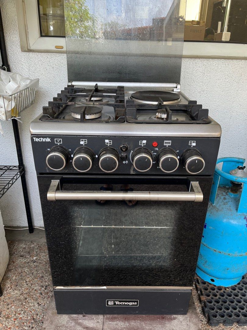 Tecnogas 3 burner + 1 electric, TV & Home Appliances, Kitchen ...