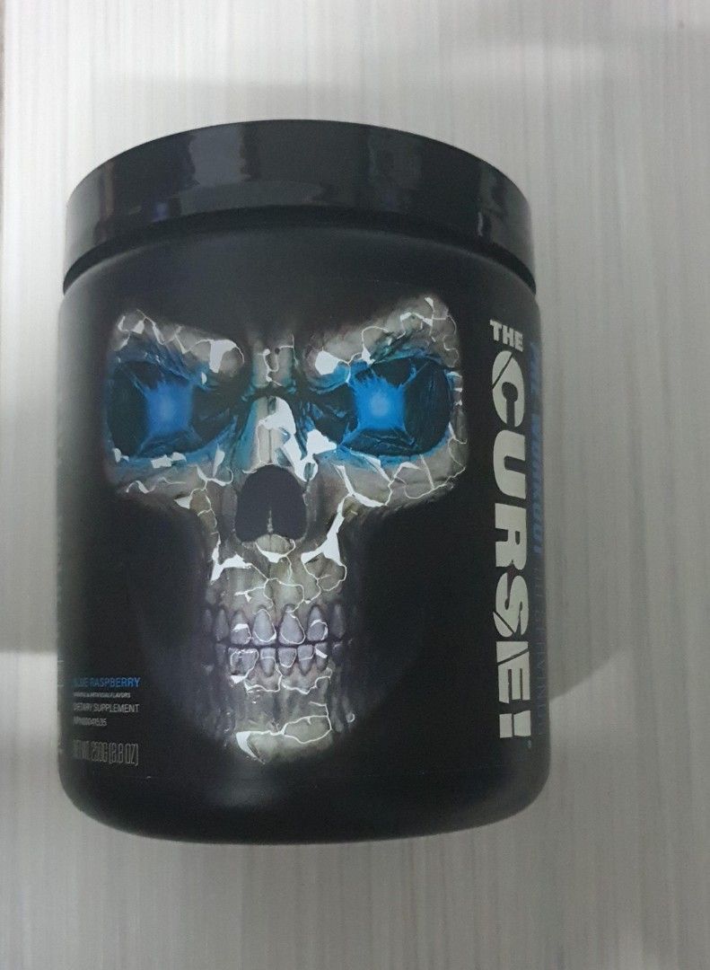 The Curse, Pre-Workout, Blue Raspberry, 8.8 oz (250 g), Health ...