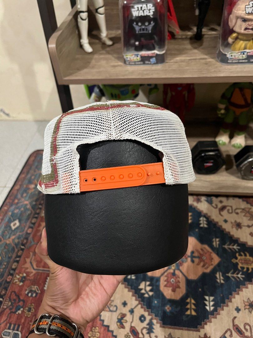 The Simpsons Booger Nights Trucker Cap /Net Cap /Orange and White, Men ...