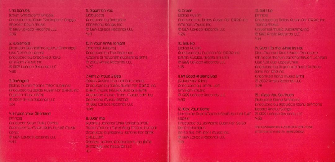 TLC ~ GREATEST HITS, Hobbies & Toys, Music & Media, CDs & DVDs on Carousell
