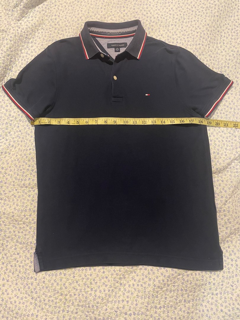 Tommy hilfiger tipped/ringer collar and sleeve polo, Men's Fashion ...