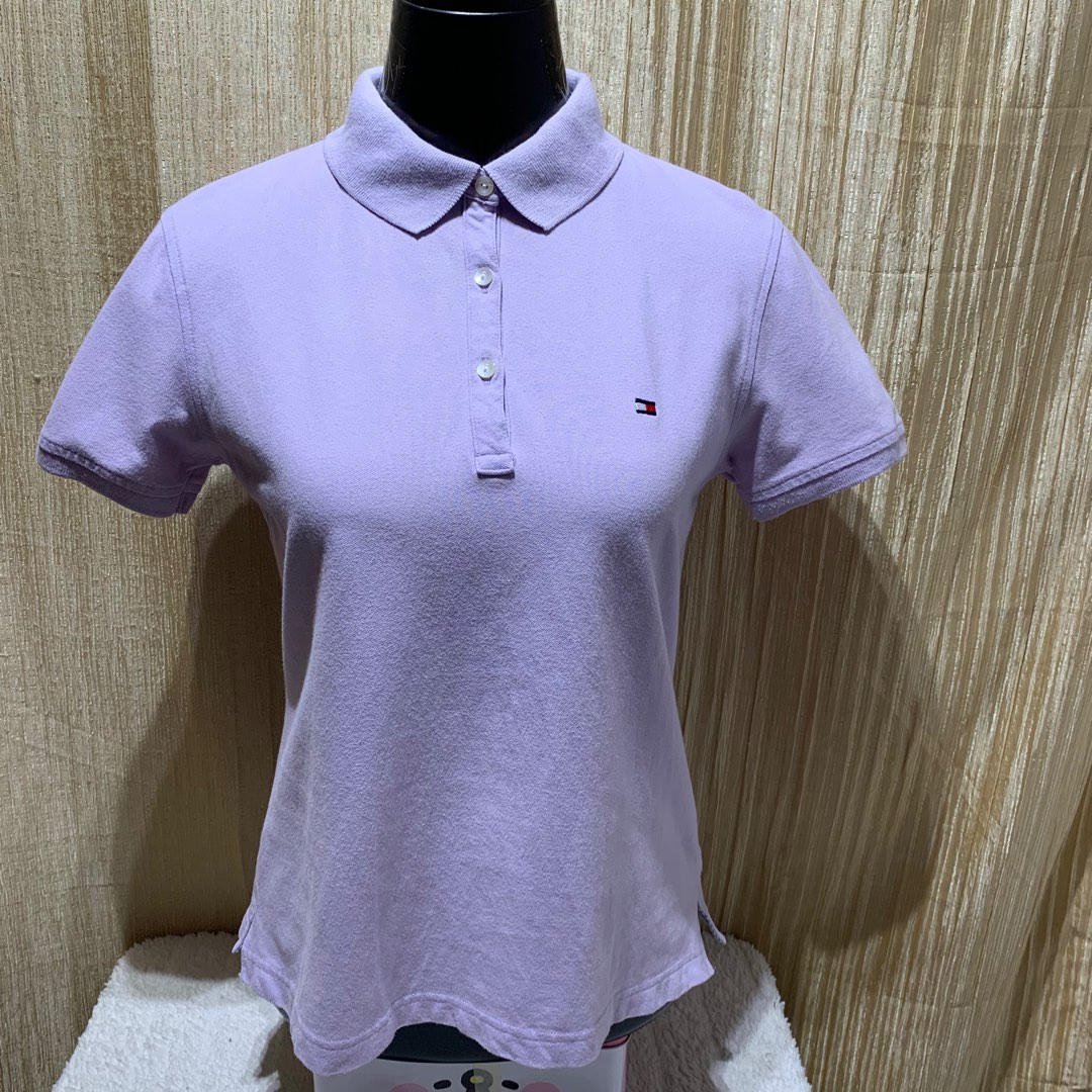 TOMMY HILFIGER WOMENS POLOSHIRT LIGHT VIOLET (PLS. VIEW ALL PHOTOS AND ...
