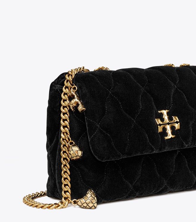 Tory Burch Small Kira Velvet Convertible Shoulder Bag, Luxury, Bags ...