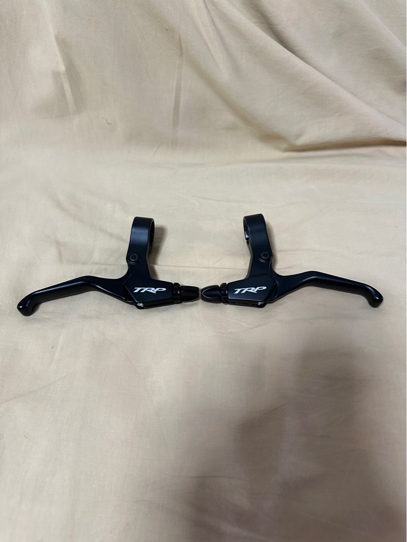 TRP brake levers set left right for flat bar road bike hybrid foldies ...