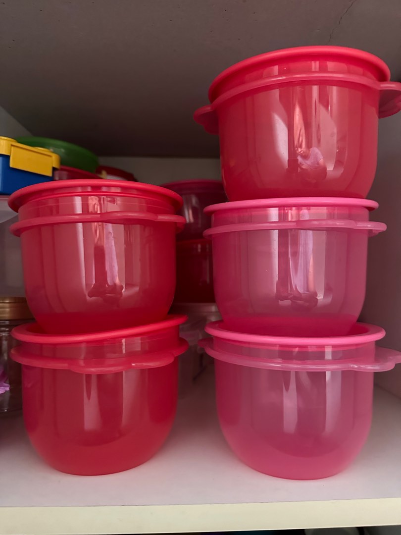 Tupperware One touch container, Furniture & Home Living, Kitchenware ...
