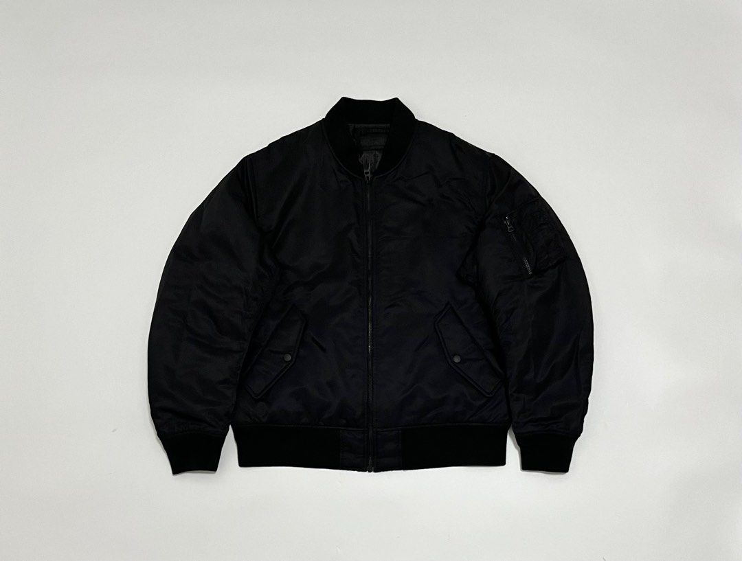 UNIQLO MENS MA-1 BLOUSON BOMBER JACKET, Men's Fashion, Coats, Jackets and Outerwear on Carousell