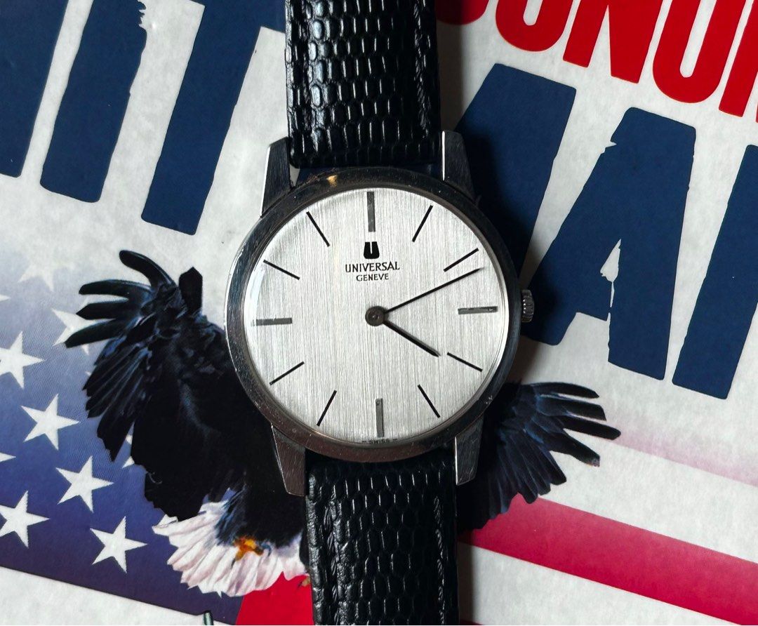 Universal Geneve Brushed Dial Mens Mechanical Watch, Men's Fashion ...