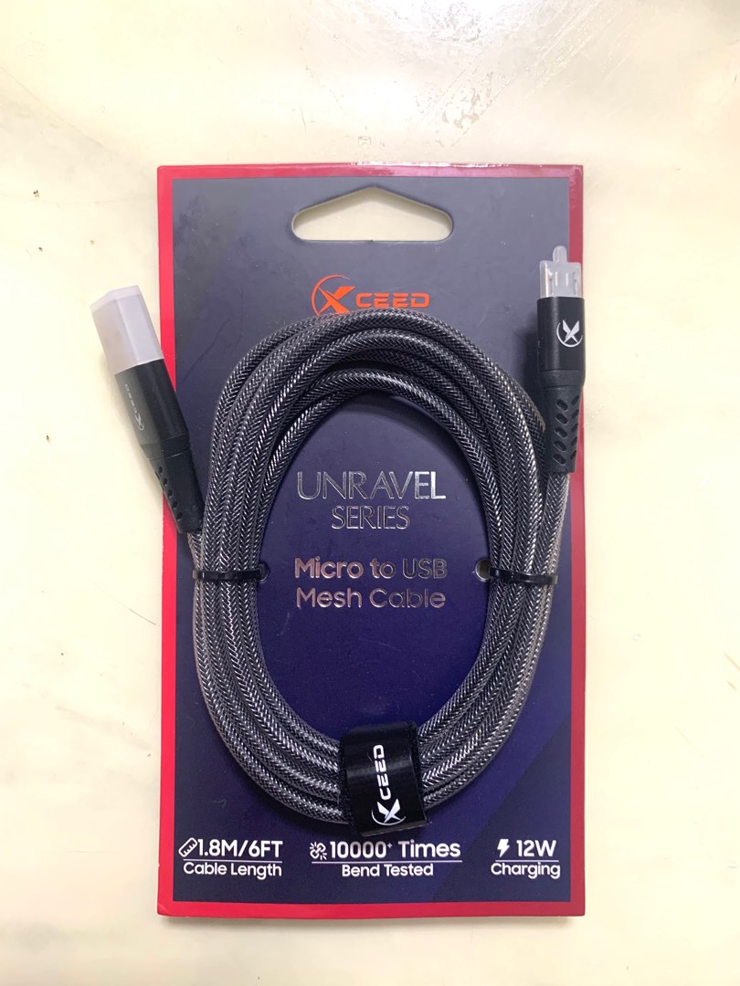 Unravel Series Mesh Cable, Mobile Phones & Gadgets, Mobile & Gadget Accessories, Chargers ...
