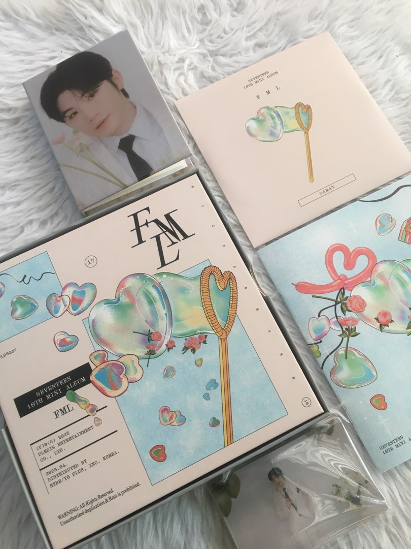 Unsealed SEVENTEEN FML Carat Version (Woozi) Album, Hobbies & Toys ...