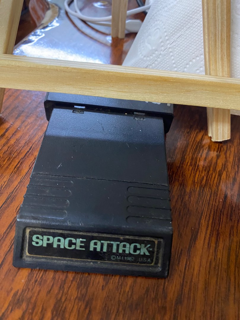 Vintage 1982 Space Attack Atari 2600 System Mattel Video Game Program Cartridge!, Hobbies & Toys ...