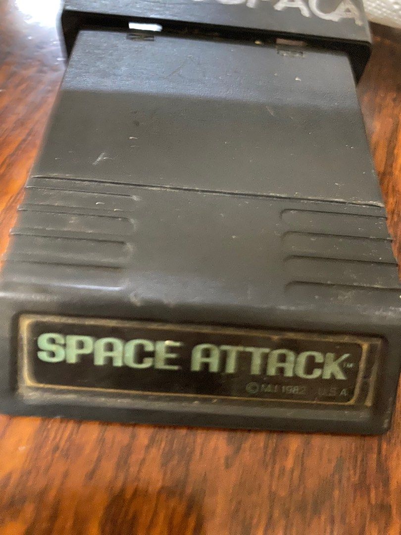 Vintage 1982 Space Attack Atari 2600 System Mattel Video Game Program ...