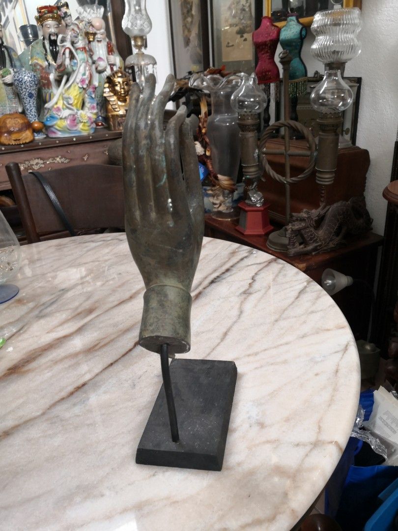 Vintage Brass Copper Hand of Buddha, Hobbies & Toys, Collectibles ...