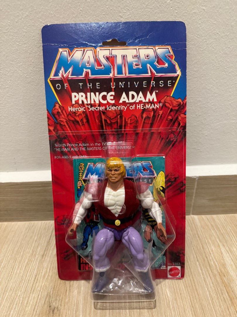 Vintage Motu Prince Adam - recarded, Hobbies & Toys, Toys & Games on ...
