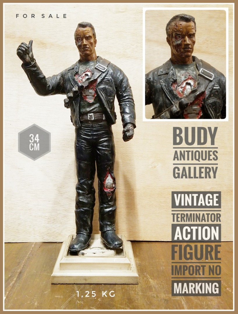 Vintage Terminator Action Figure No Marking Import, Toys & Collectibles ...