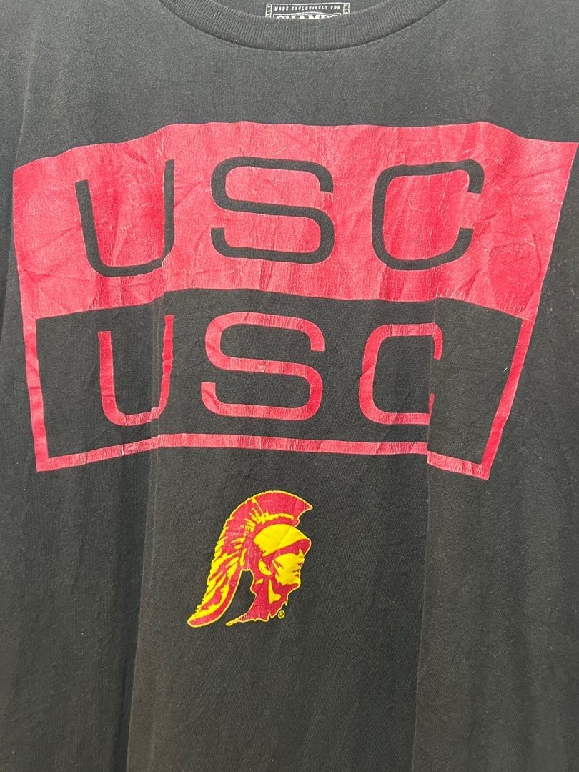 Vintage Usc College Tee Mens Fashion Tops And Sets Tshirts And Polo