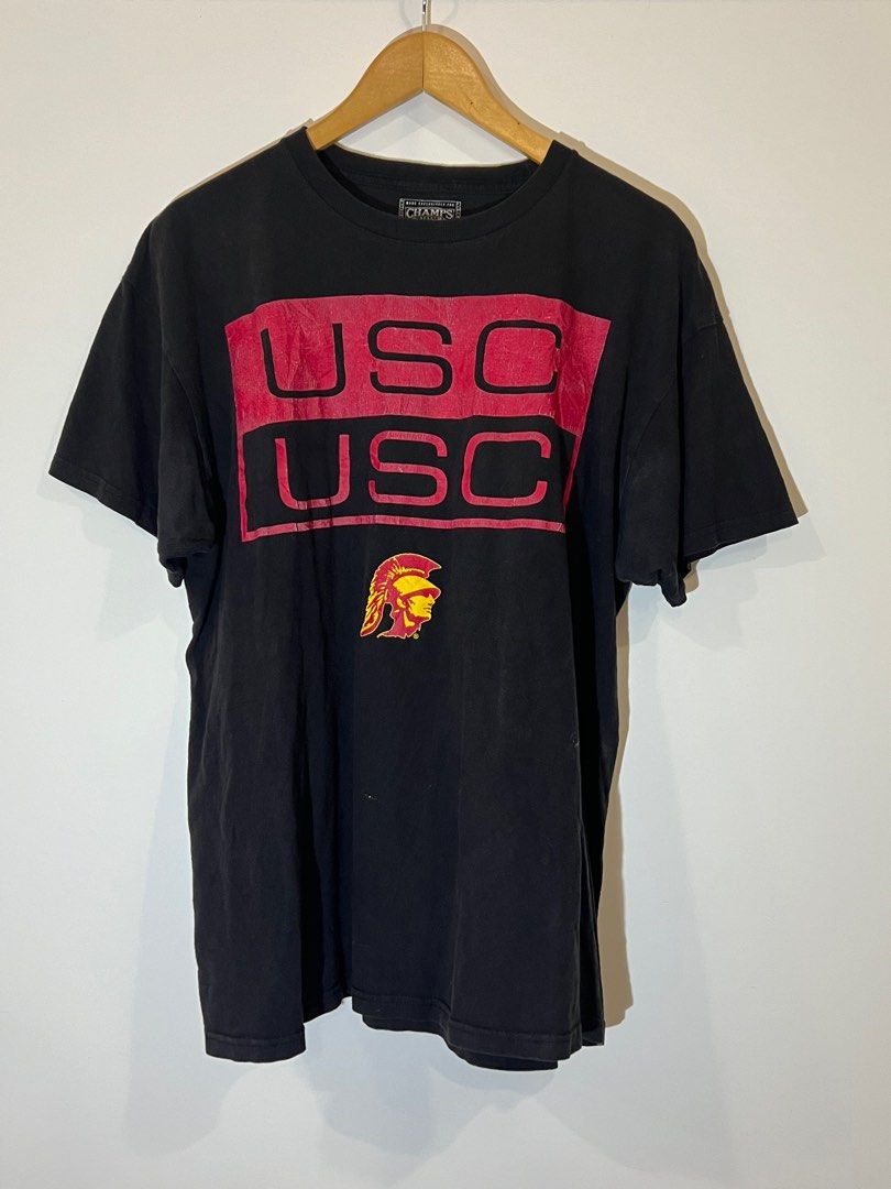 Vintage USC College Tee, Men's Fashion, Tops & Sets, Tshirts & Polo ...