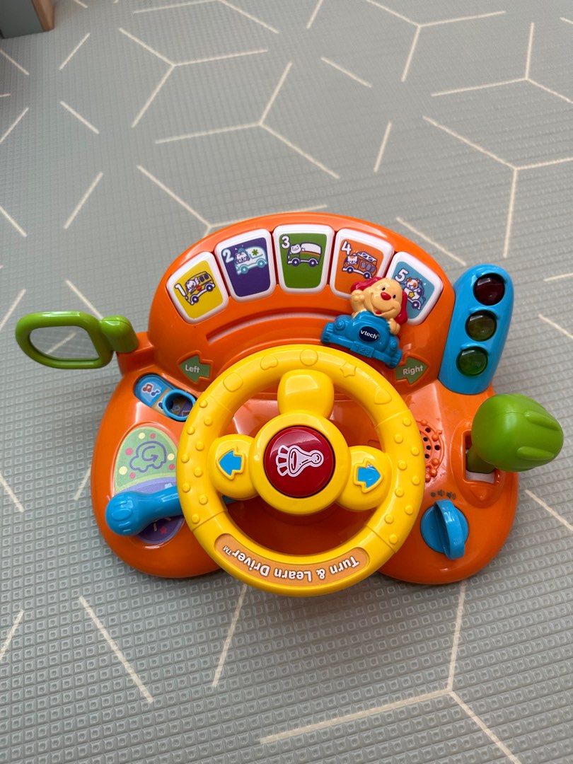 Vtech turn and learn driver, Babies & Kids, Infant Playtime on Carousell