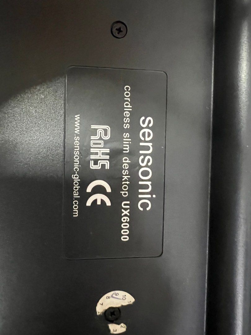 Wireless Keyboard Sensonic Slim Dekstop UX600, Computers & Tech, Parts ...