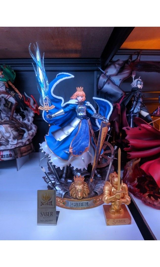 Wts wtt fire phoenix saber fate stay night statue, Hobbies & Toys, Toys ...