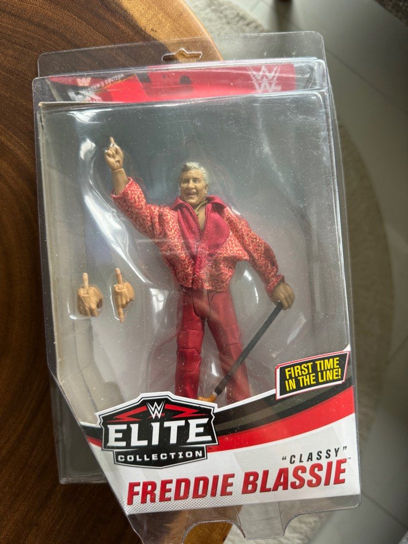 WWE Elite 77 Classy Freddie Blassie, Hobbies & Toys, Toys & Games on ...