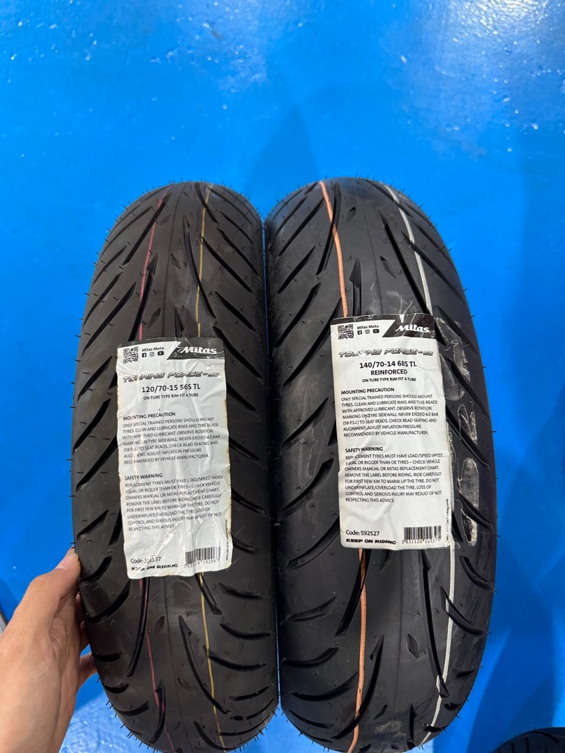 XMAX MITAS TOURING SCOOTER FORCE TYRE PROMOTION SET FORZA ADV 250 300 ...
