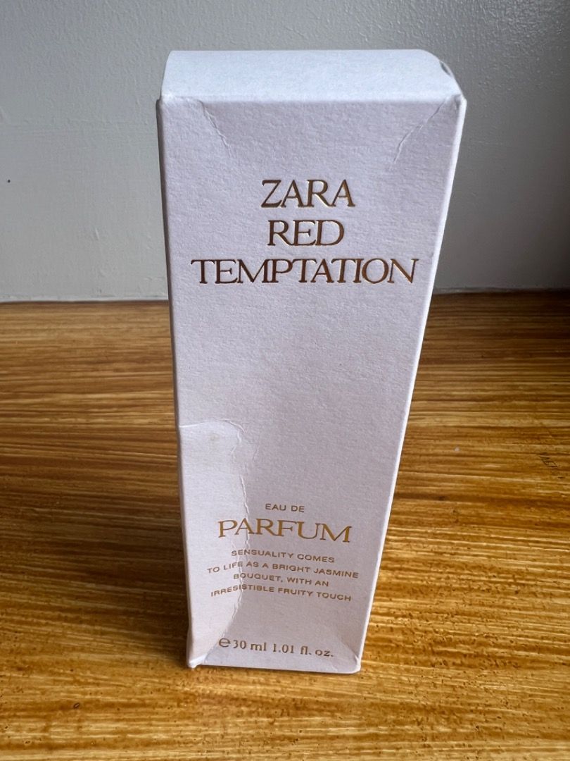 Zara Red Temptation Eau de Parfum 30ml, Beauty & Personal Care, Fragrance & Deodorants on Carousell