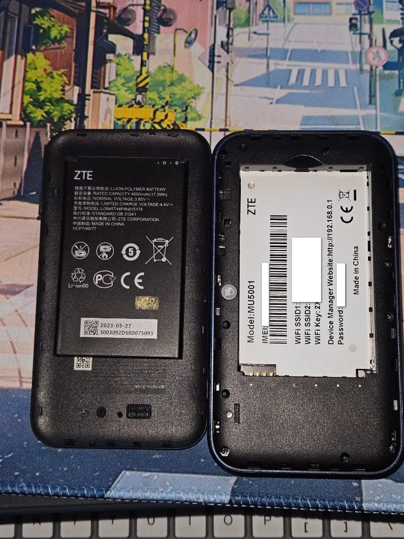 ZTE 5G Mobile Wi-Fi 6 Router MU5001 Global Version Unlocked, 電腦＆科技, 電腦 ...