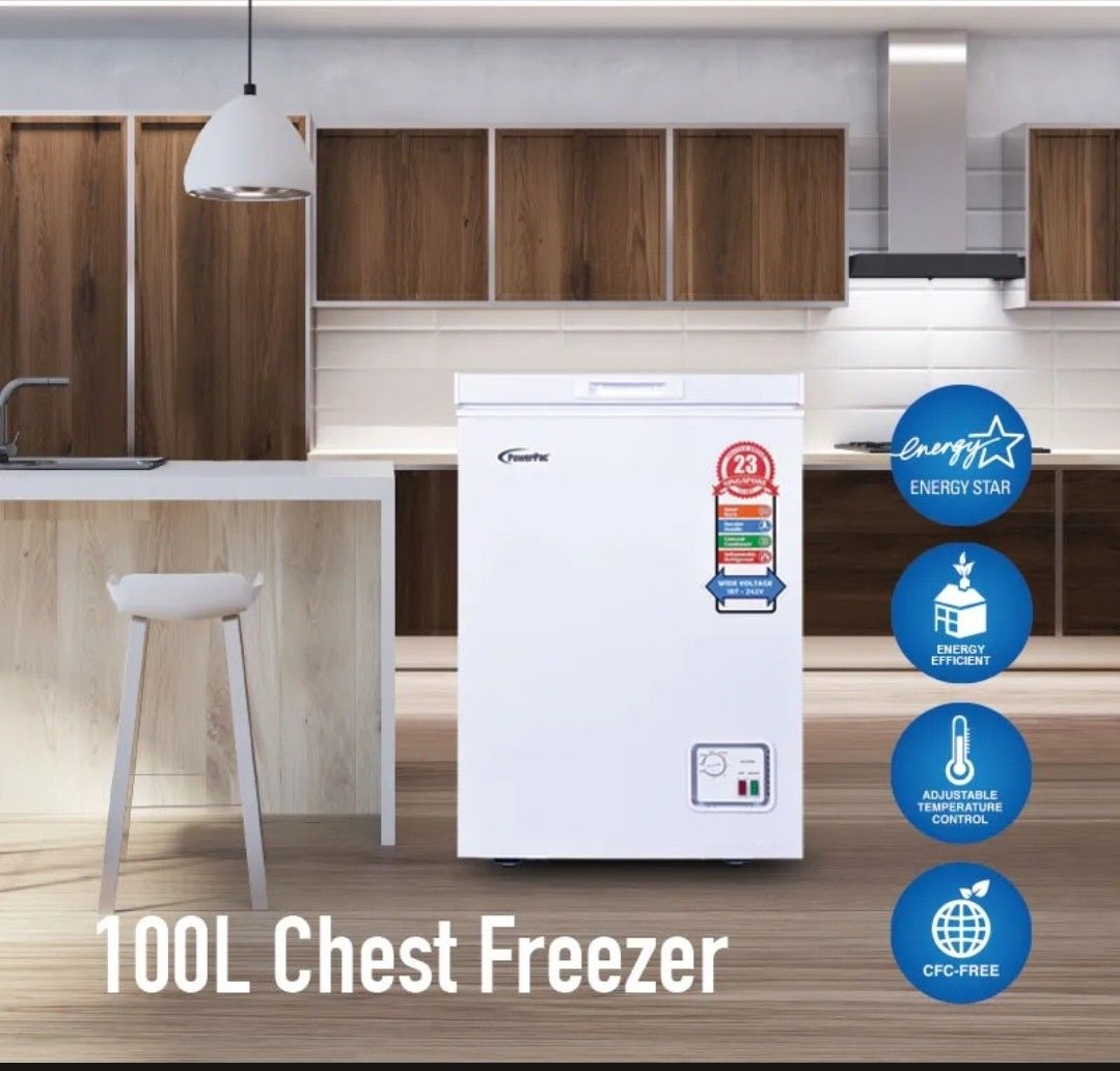 100L Chest Freezer/Chiller, TV & Home Appliances, Kitchen Appliances ...