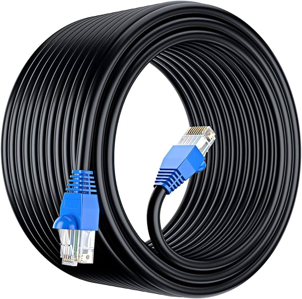 15 Meters CAT5e Outdoor Ethernet Cable With RJ45 Connector Cable Heavy ...