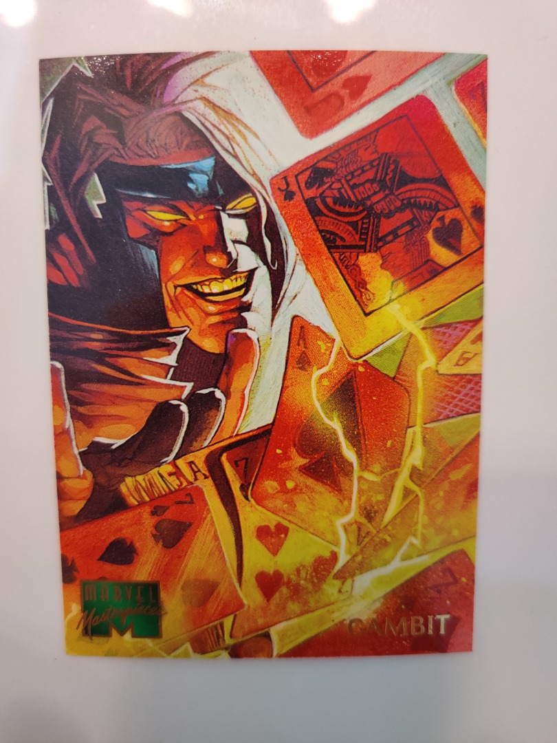 1995 Fleer Marvel Masterpieces Gambit (Devries), Hobbies & Toys ...
