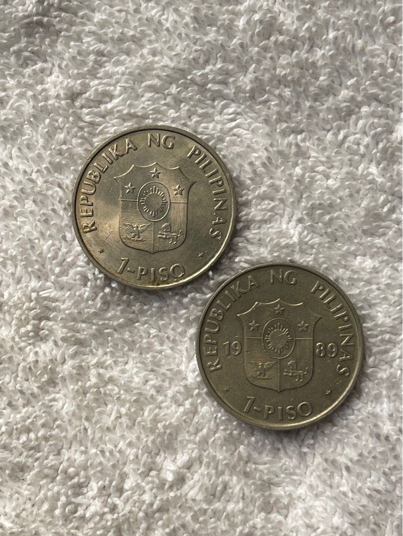 1 piso commemorative coins, 1988-1998 Dekada ng Kulturang Pilipino and ika-400 taon ng Antipolo ...