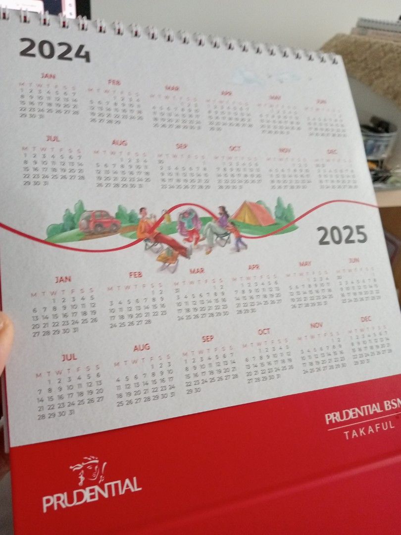 2024 Prudential Table Calendar, Hobbies & Toys, Stationery & Craft ...