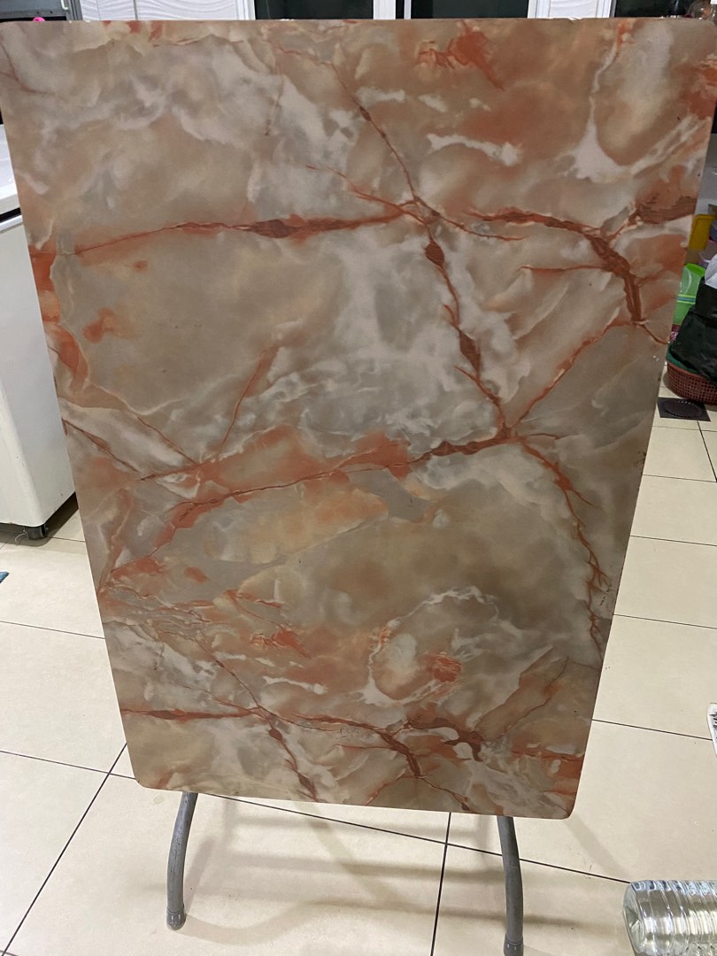 3v Formica foldable table, Furniture & Home Living, Furniture, Tables ...