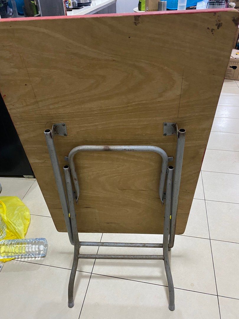 3v Formica foldable table, Furniture & Home Living, Furniture, Tables ...