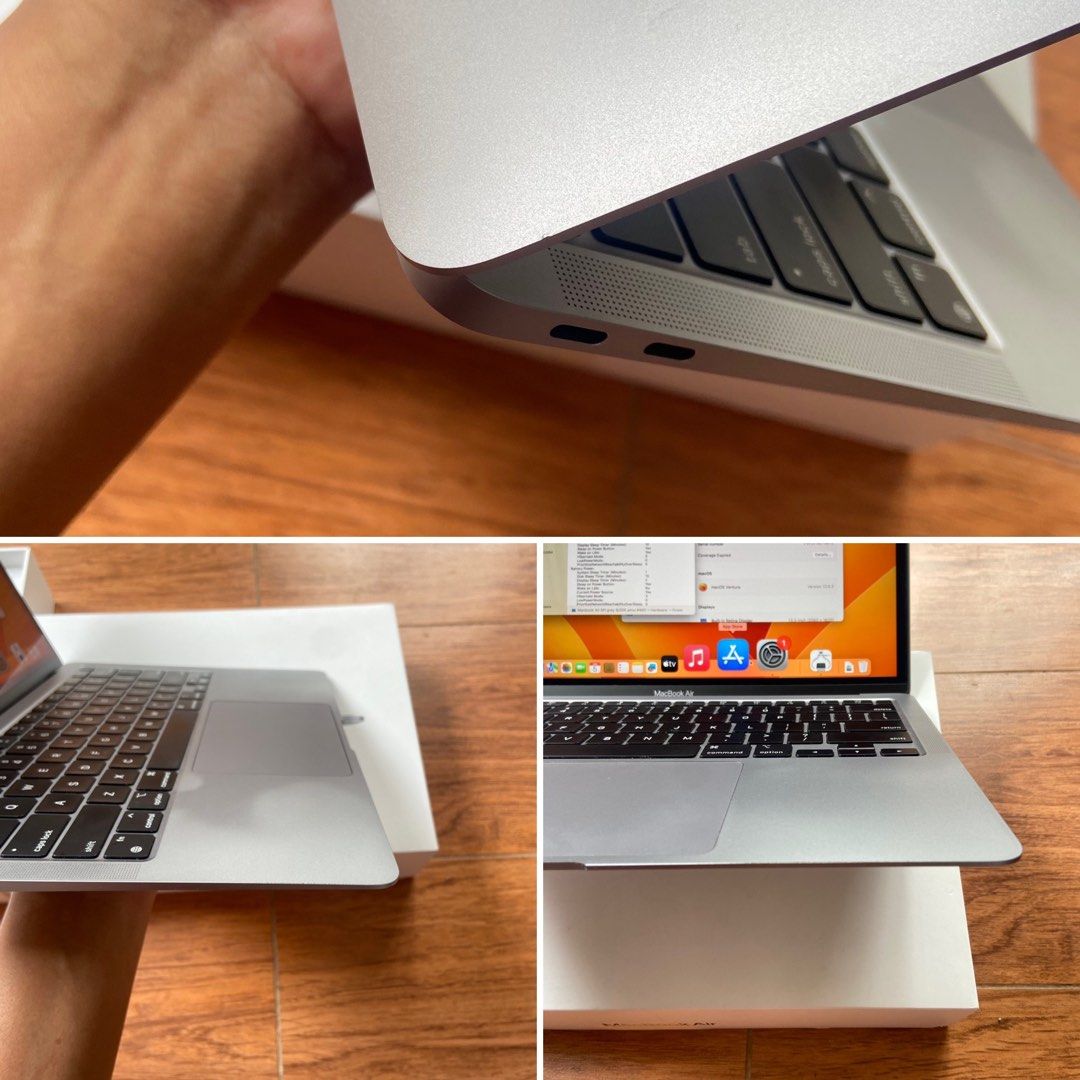 #465 Macbook Air M1 MGN63 GREY ram 8gb ssd 256gb ex inter, Elektronik ...