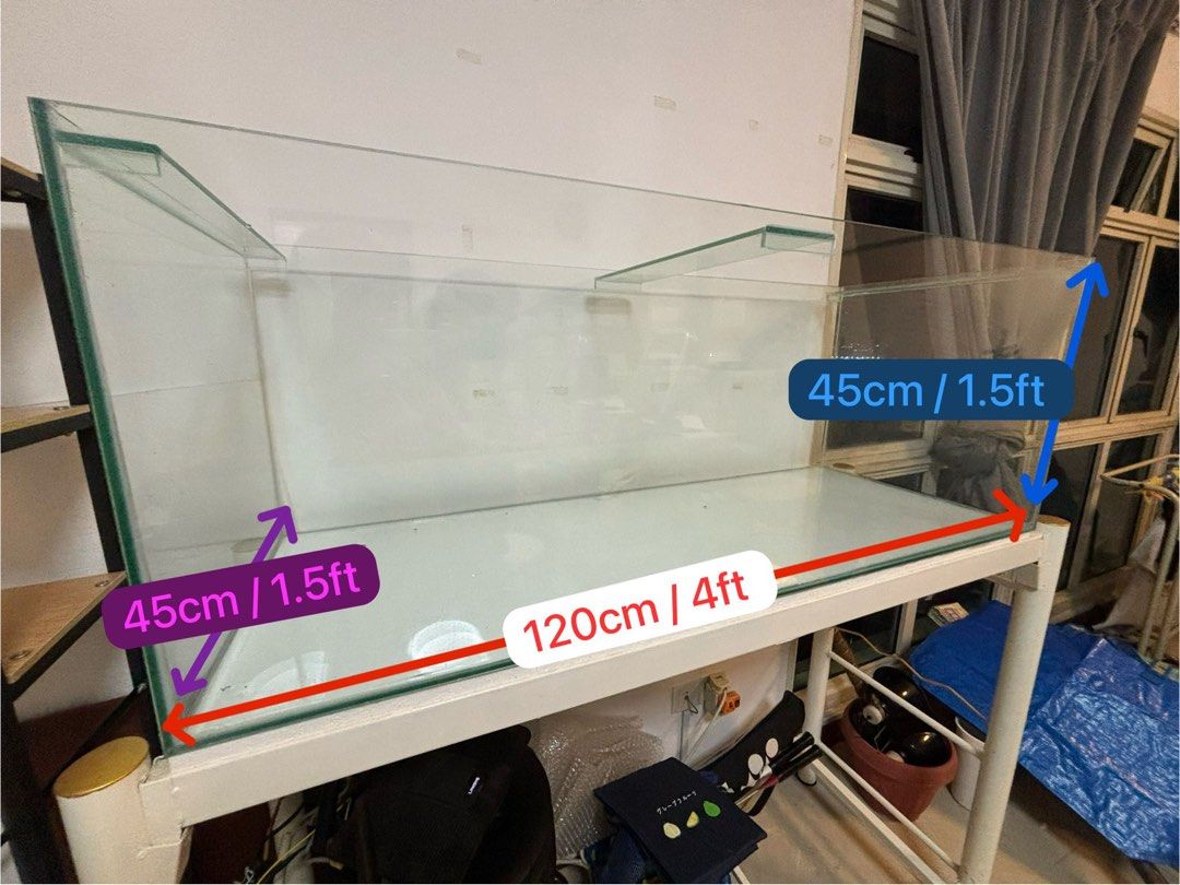 4ft Tank + Stand, Pet Supplies, Homes & Other Pet Accessories on Carousell