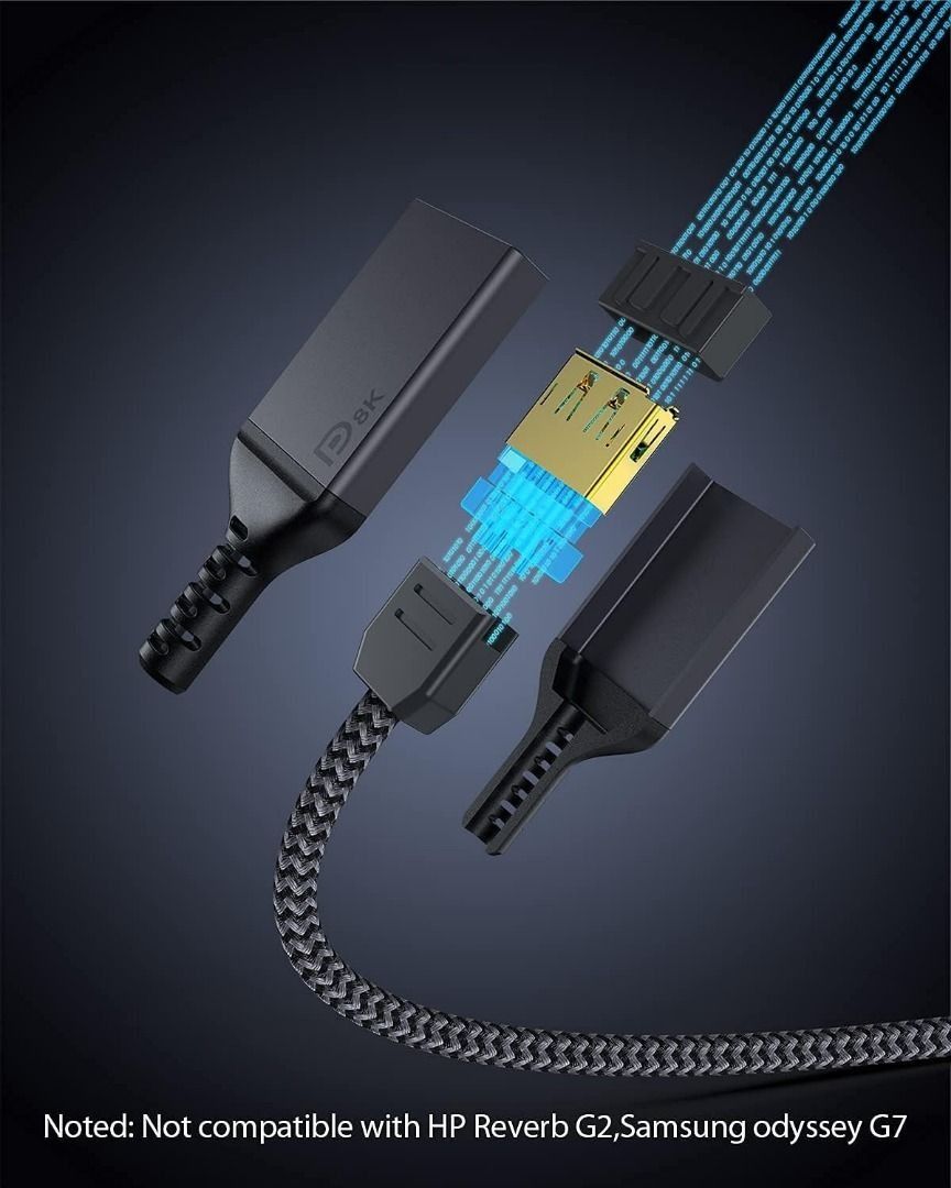 [5071] 8K DisplayPort cable 1.4 Maxonar 3M/10FT DP1.4 cable DisplayPort ...