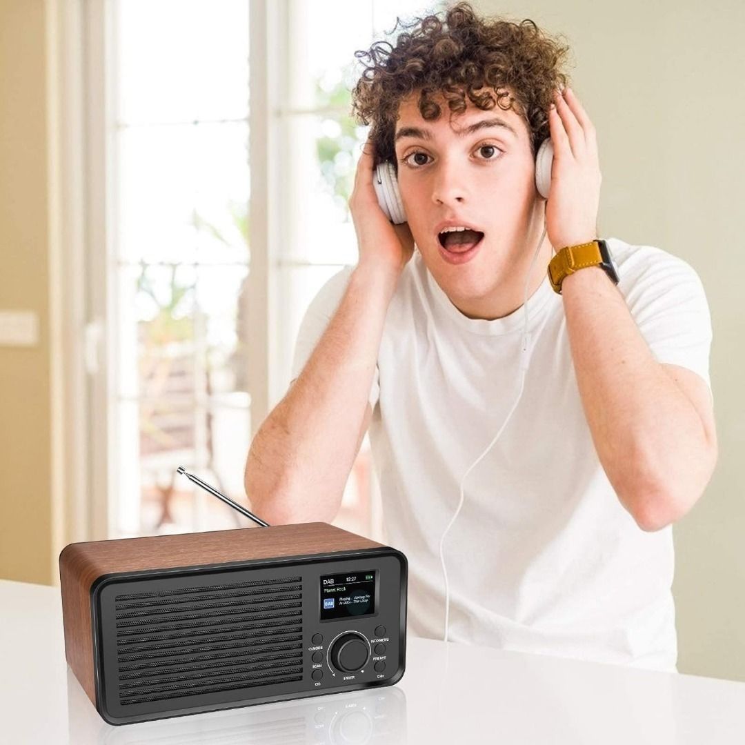 [5083] Viflykoo DAB+/FM Radio with Bluetooth, Bluetooth stereo DAB ...