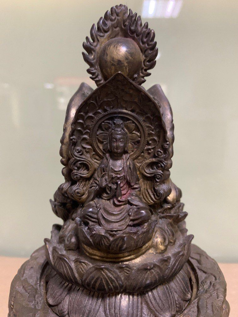 [64 UPLDFK 009] 三面佛陀莲 Three Faced Buddha Statue, Hobbies & Toys ...