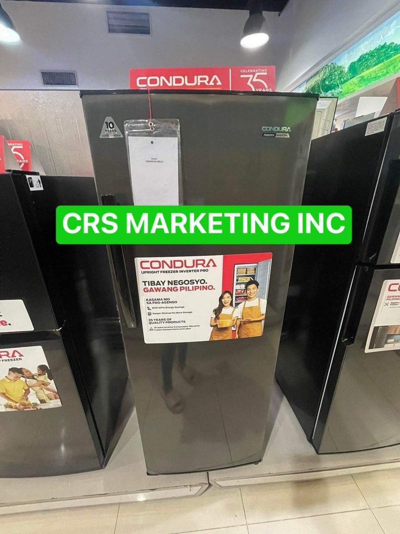 🧿 Condura Upright Freezer Single Door Negosyo Inverter Pro Cuf800mni A