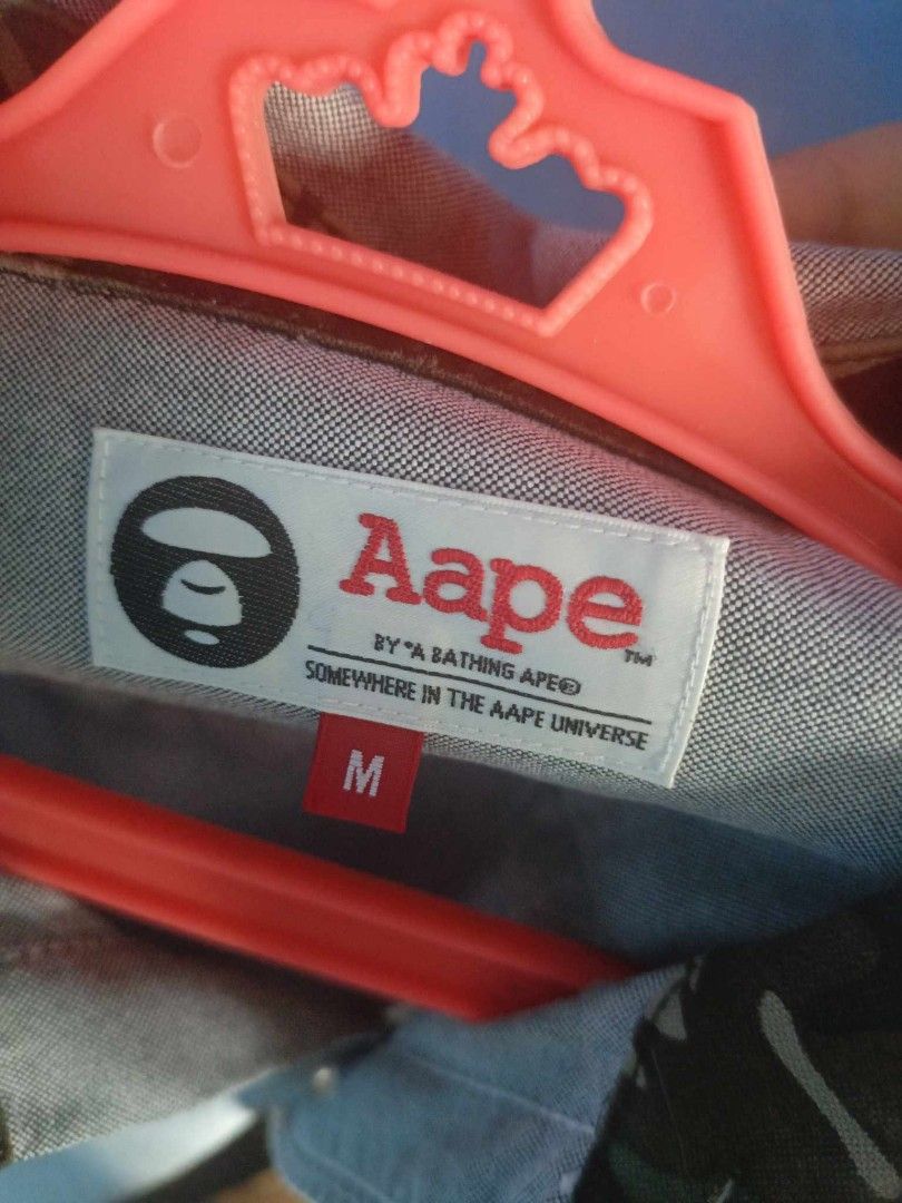 Aape By A Bathing Ape Long Sleeve, Men's Fashion, Tops & Sets, Tshirts & Polo Shirts on Carousell