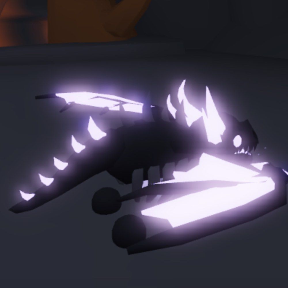 Adopt Me Neon Fly Ride Shadow Dragon, Video Gaming, Gaming Accessories ...