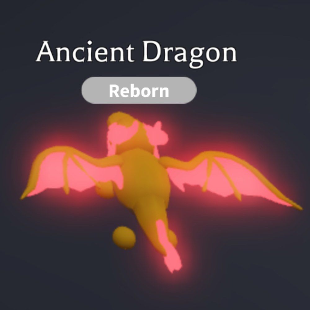 Adopt Me Neon FR Ancient Dragon Legendary, Video Gaming, Gaming ...